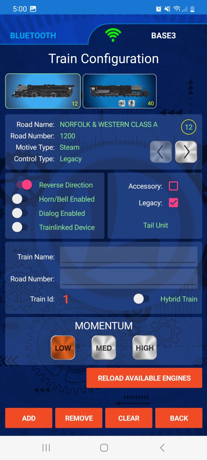 TR Selection – Lionel Power & Control